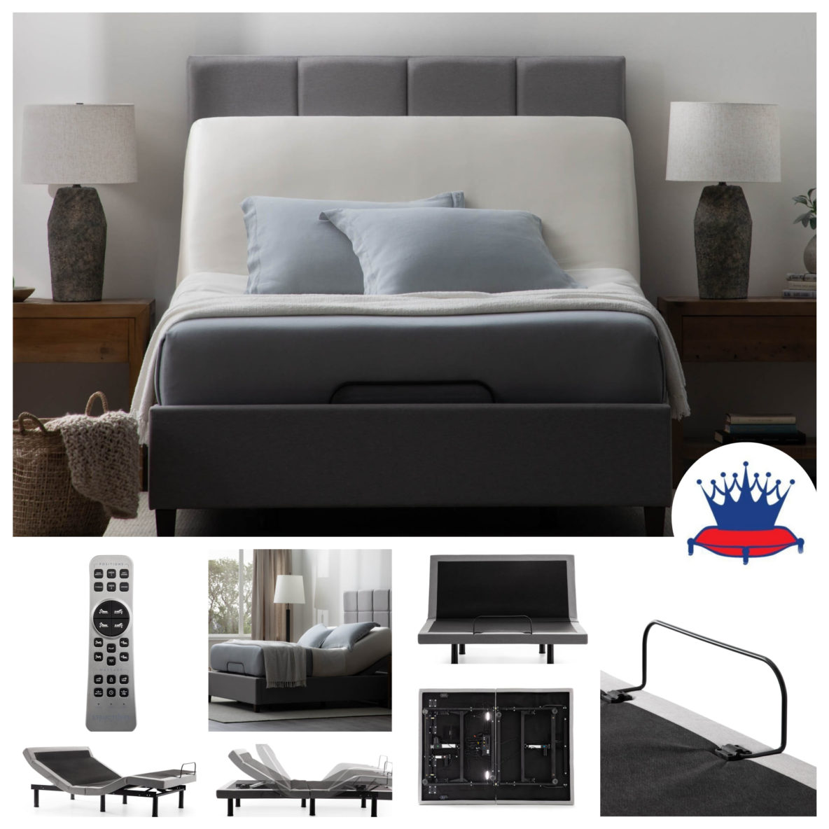 KING STRUCTURES S655 ADJUSTABLE BASE - Imperial Mattress & Furniture